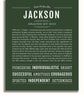 Jackson | Name Art Print – Name Stories