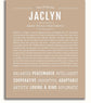 Jaclyn | Name Art Print – Name Stories