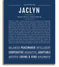 Jaclyn | Name Art Print – Name Stories