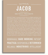 Jacob | Name Art Print – Name Stories