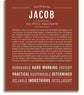 Jacob | Name Art Print – Name Stories