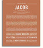 Jacob Personalized Name Meaning Art Prints – Name Stories