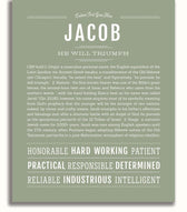 Jacob | Name Art Print – Name Stories