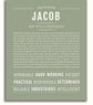Jacob | Name Art Print – Name Stories