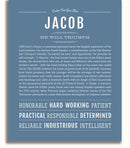 Jacob | Name Art Print – Name Stories