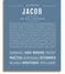 Jacob | Name Art Print – Name Stories