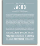 Jacob | Name Art Print – Name Stories