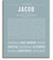 Jacob | Name Art Print – Name Stories