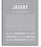 Jacoby Personalized Name Meaning Art Prints – Name Stories