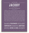 Jacoby | Name Art Print – Name Stories