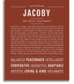 Jacoby | Name Art Print – Name Stories