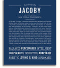 Jacoby | Name Art Print – Name Stories
