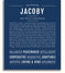 Jacoby | Name Art Print – Name Stories