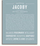 Jacoby | Name Art Print – Name Stories