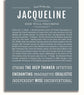 Jacqueline | Name Art Print – Name Stories