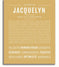 Jacquelyn | Name Art Print – Name Stories