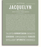 Jacquelyn | Name Art Print – Name Stories
