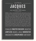 Jacques | Name Art Print – Name Stories