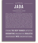 Jada | Name Art Print – Name Stories