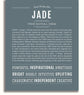 Jade | Name Art Print – Name Stories