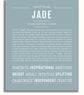 Jade | Name Art Print – Name Stories