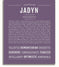 Jadyn Personalized Name Meaning Art Prints – Name Stories
