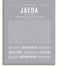 Jaeda | Name Art Print – Name Stories