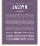 Jaedyn (female) | Name Art Print - Personalized Custom Gifts – Name Stories