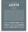 Jaedyn (female) | Name Art Print – Name Stories