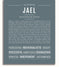 Jael (female) | Name Art Print – Name Stories