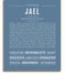Jael (female) | Name Art Print – Name Stories