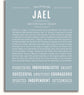 Jael Personalized Name Meaning Art Prints – Name Stories
