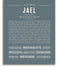 Jael (male) | Name Art Print – Name Stories