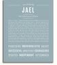 Jael Personalized Name Meaning Art Prints – Name Stories