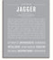 Jagger Personalized Name Meaning Art Prints – Name Stories