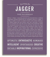 Jagger | Name Art Print – Name Stories
