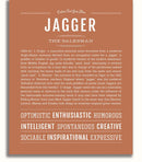 Jagger | Name Art Print – Name Stories