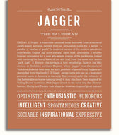 Jagger | Name Art Print – Name Stories