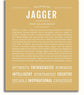 Jagger Personalized Name Meaning Art Prints – Name Stories