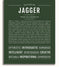 Jagger Personalized Name Meaning Art Prints – Name Stories
