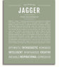Jagger | Name Art Print – Name Stories