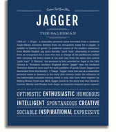 Jagger | Name Art Print – Name Stories