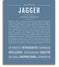 Jagger | Name Art Print – Name Stories