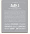 Jaime | Name Art Print – Name Stories