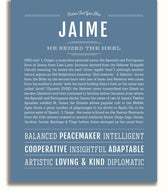 Jaime | Name Art Print – Name Stories