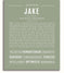 Jake | Name Art Print – Name Stories