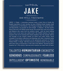 Jake | Name Art Print – Name Stories