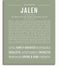 Jalen | Name Art Print – Name Stories