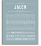 Jalen | Name Art Print – Name Stories