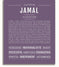 Jamal Personalized Name Meaning Art Prints – Name Stories